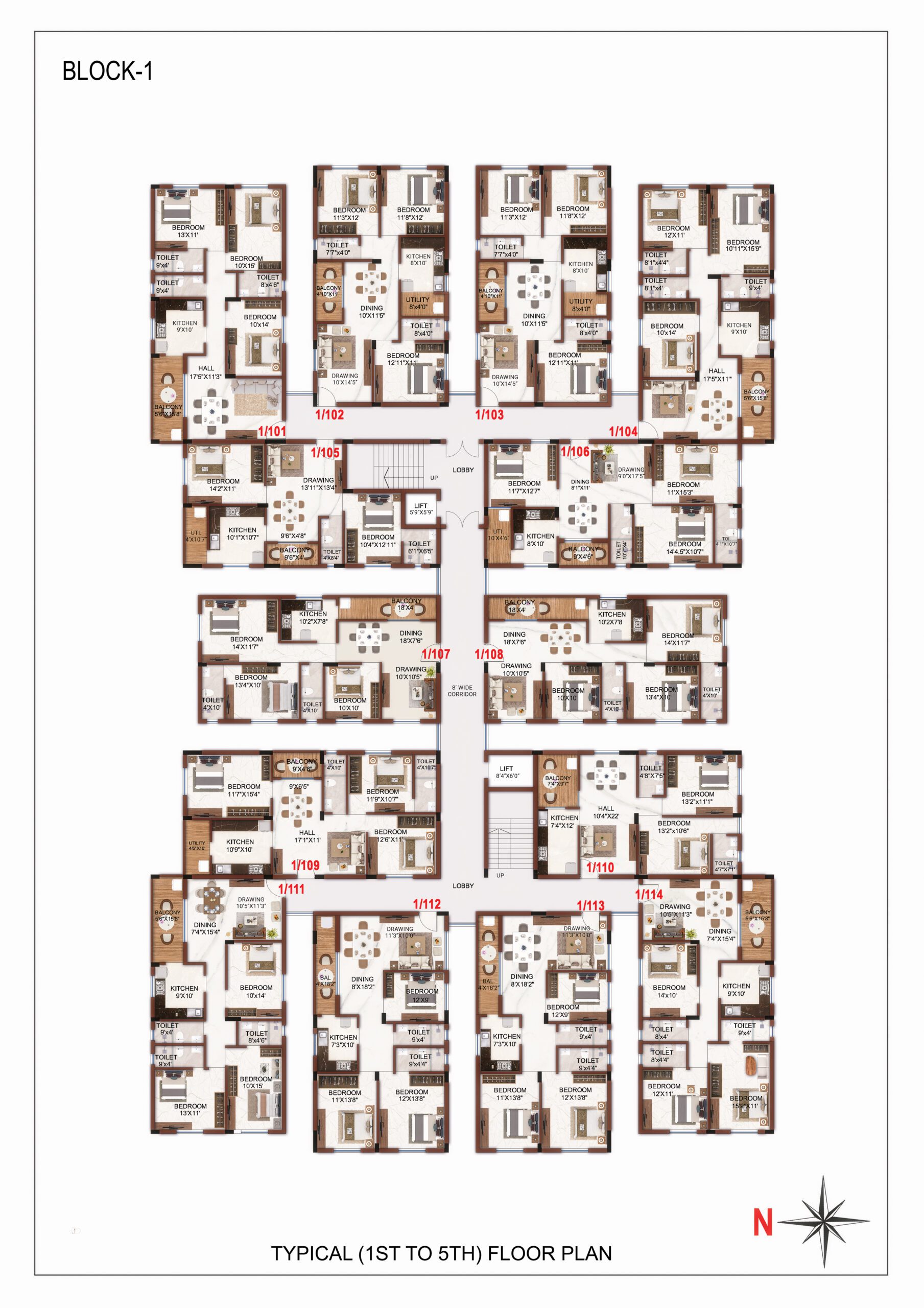 Block 1 Balaji Awas Premium - Balaji Builders and Developers